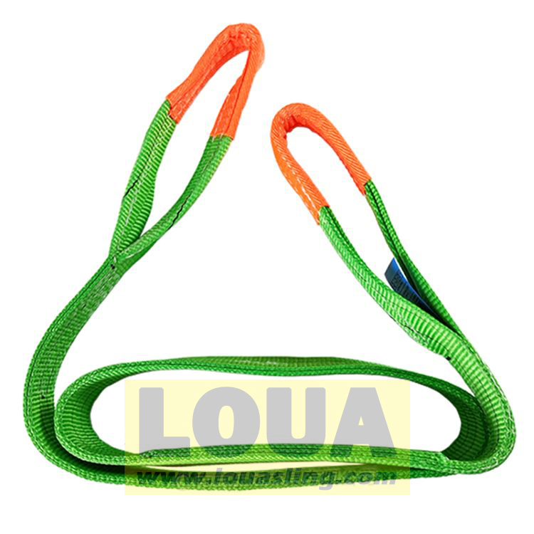 Eye eye webbing sling 2ply with durable eye protector | China ...